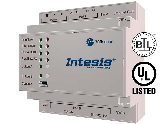 Intesis Protocol Translator with Serial and IP support - 600 points ...